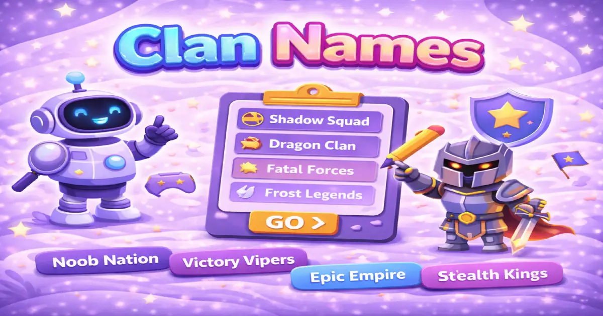 341+ Clan Names: Cool, Funny & Competitive Gaming Name Ideas